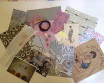 Unique pink collage kit related items | Etsy