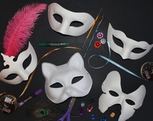 Unique cat masks related items | Etsy