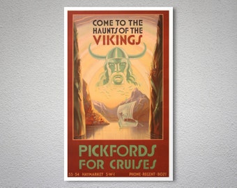 Viking poster | Etsy