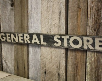 Unique general store signs related items | Etsy