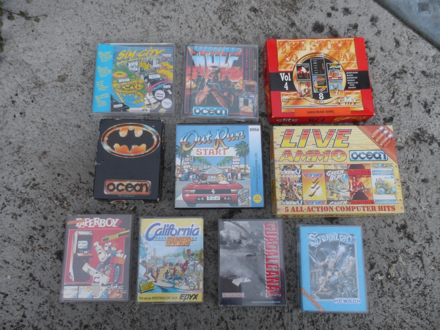 Vintage Computer Games Old Amstrad Cpc Disk Computer Game