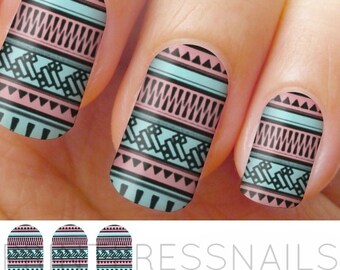 Unique aztec nails related items | Etsy