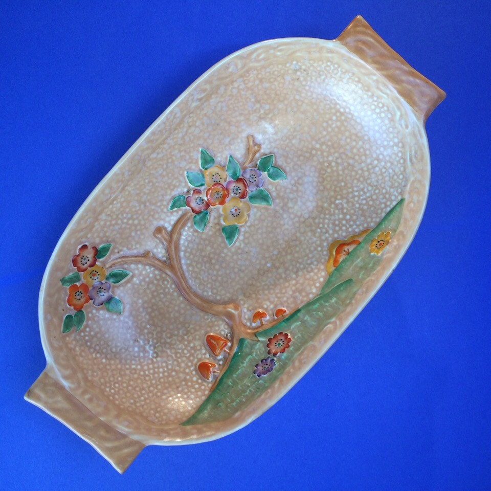 Vintage Art Deco 11″ Royal Devon Mayfield English Pottery Serving Bowl ...