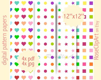 kawaii coloring page A4 instant download by RoseClipArt on Etsy