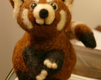 Felted red panda | Etsy