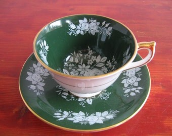 Vintage Royal Leighton Ware Tea Cup and Saucer-England