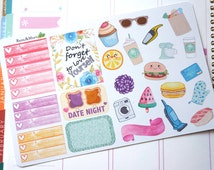 Unique sticker sheet related items | Etsy