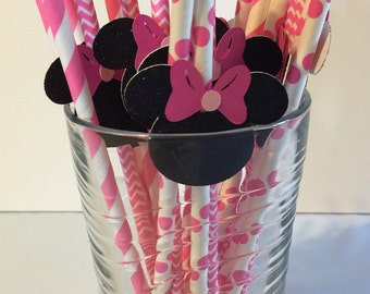 Unique minnie mouse straws related items | Etsy