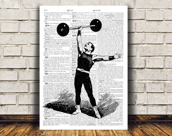 Vintage Strongman Poster
