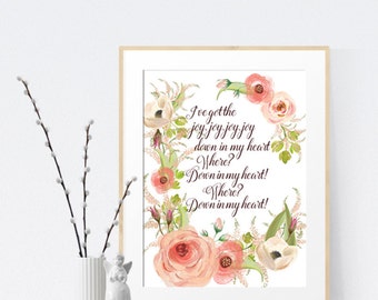 Joy down in my heart | Etsy