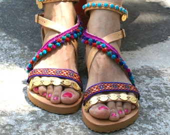 Gypsy sandals | Etsy