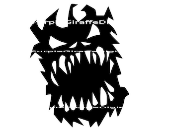 Monster svg | Etsy