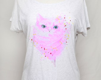 Unique cat shirt related items | Etsy