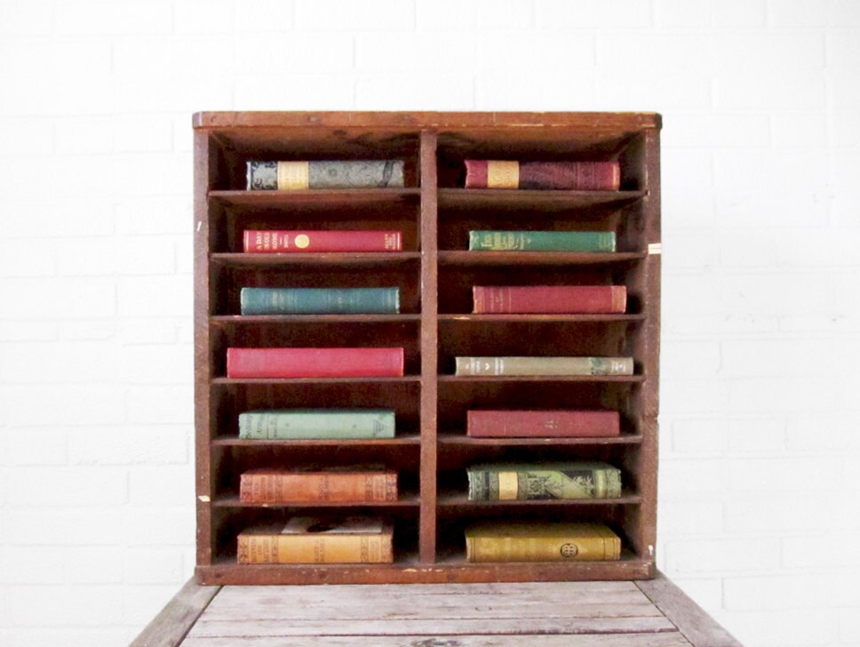 Vintage Pie Crate – Wooden Table Talk Delivery Display Box – Rustic ...