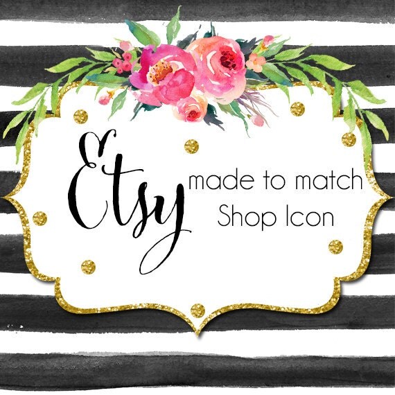 Etsy Shop Icon Custom Graphic Or Made To Match By MLAdesigns Etsy Shop Icon Custom Graphic Or Made To Match By MLAdesigns