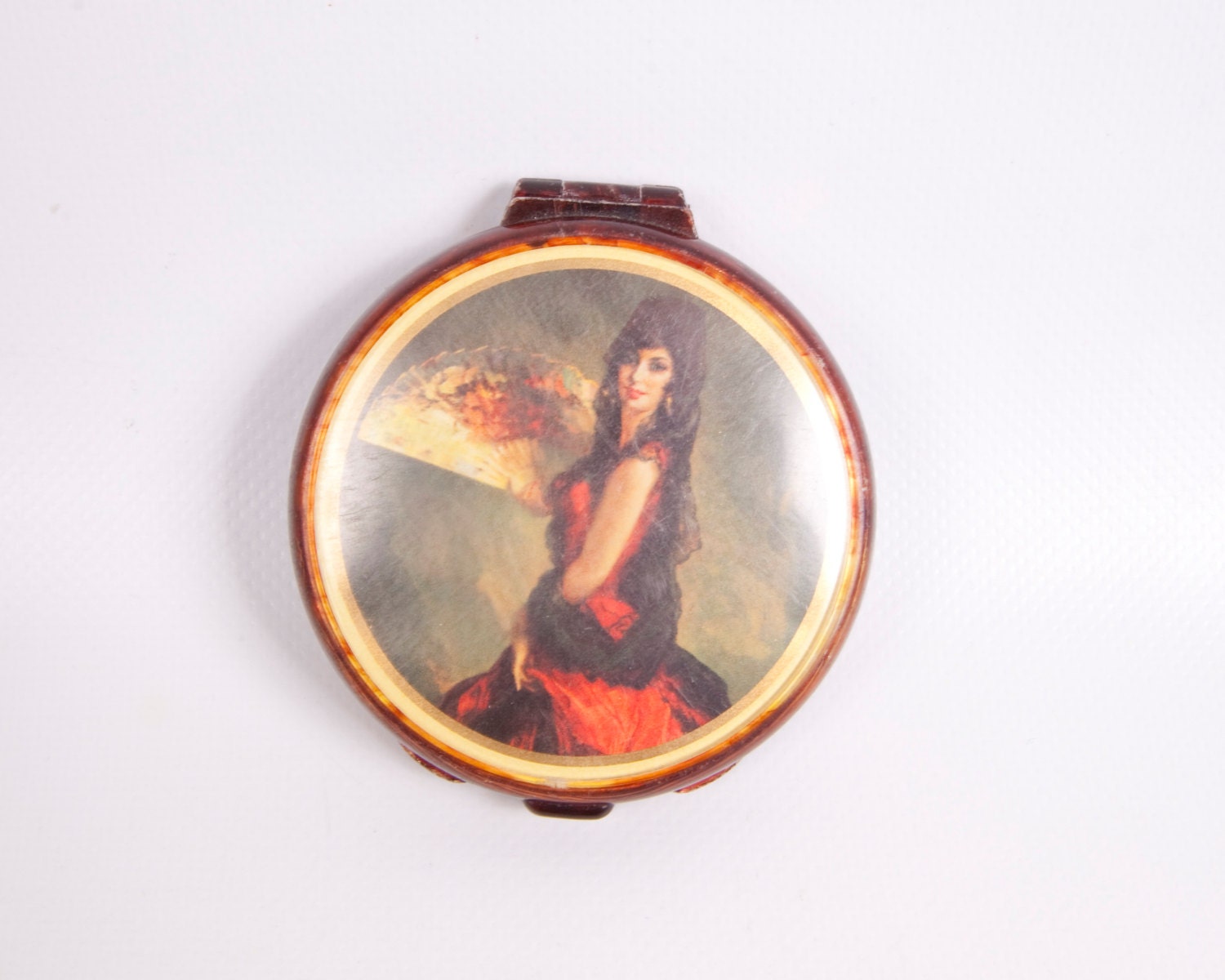 Antique MAJA Face Powder Compact MYRURGIA Nuevo Rachel