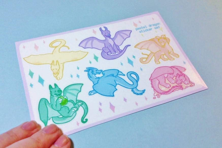 Dragons Sticker Sheets