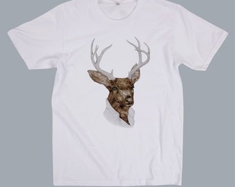 Deer t shirt | Etsy