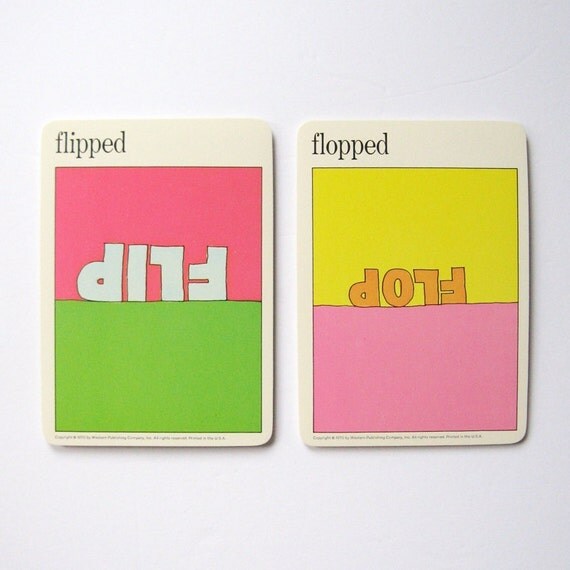 flipped flopped Fun Pop Art Prints Vintage MOMA by LastCentury