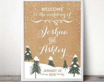 Custom Rustic Wood Background Welcome Sign by CreativeUnionDesign