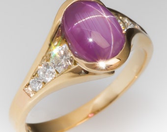 Star ruby ring | Etsy