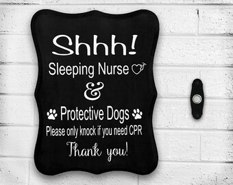 Unique do not knock sign related items | Etsy