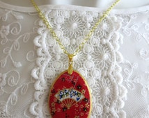 Popular items for japanese fan charm on Etsy