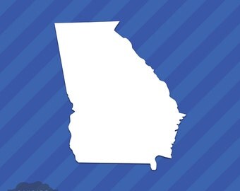Georgia state decal | Etsy