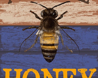 Honey sign | Etsy