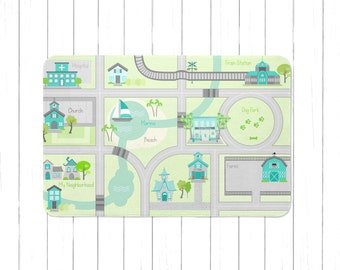 Town play mat | Etsy