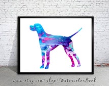Popular items for english pointer art on Etsy