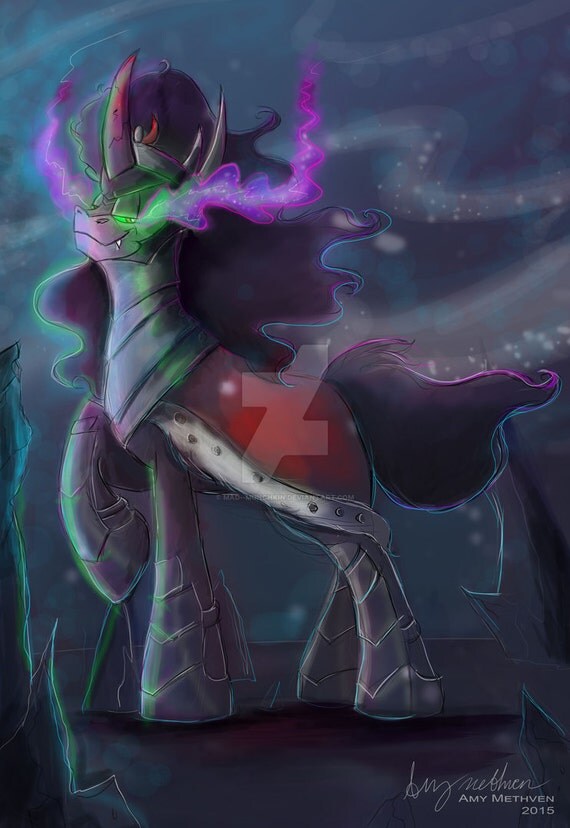 My Little Pony King Sombra Art Print