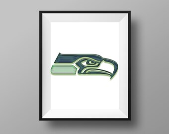 Seahawks art | Etsy