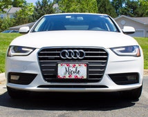 Popular items for floral license plate on Etsy