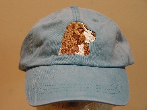 English Springer Spaniel Dog Hat One Embroidered Men Women