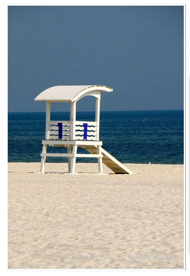 Lifeguard Stand Photo Gulf Photography Sand and Surf