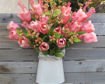 Floral wall pocket | Etsy