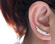 Popular items for ear pin earrings on Etsy