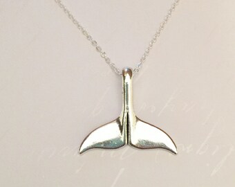 Whale tale necklace | Etsy