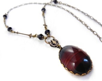 Large red jewel | Etsy