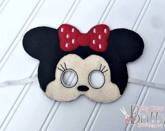 Minnie mouse mask | Etsy