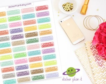 Stack of Books Planner Stickers Set of 35 Perfect by StickerPlanIt