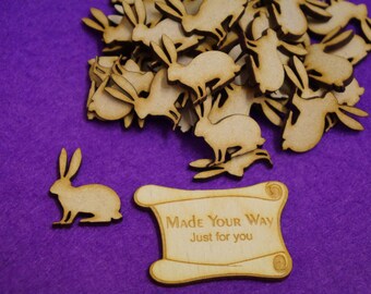 Laser cut rabbit | Etsy
