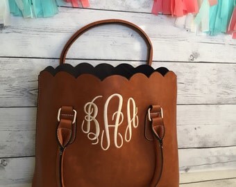 Monogram handbag | Etsy