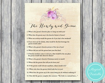 the newlywed game how well does bride know groom game