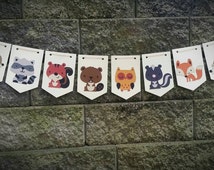 Popular items for woodland banner on Etsy
