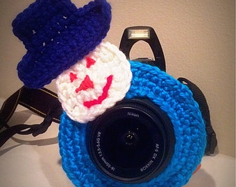 Crochet lion lens critter camera buddies camera by NikoBoutique