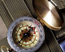 Unique personalized compass related items | Etsy