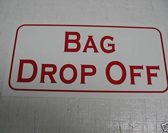 Drop off sign | Etsy
