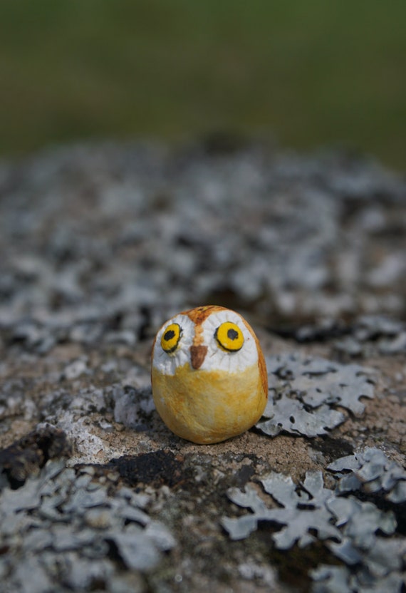 micro owl miniature owl miniature owl by TinyLittleMiniatures